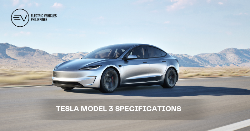 Tesla Model 3 Specifications Philippines